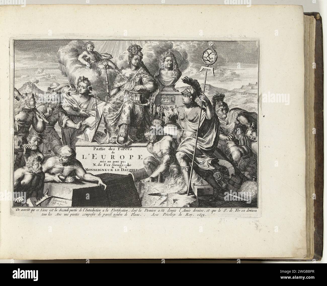 Engraved title page for the second part of the print work: Nicolas de ...