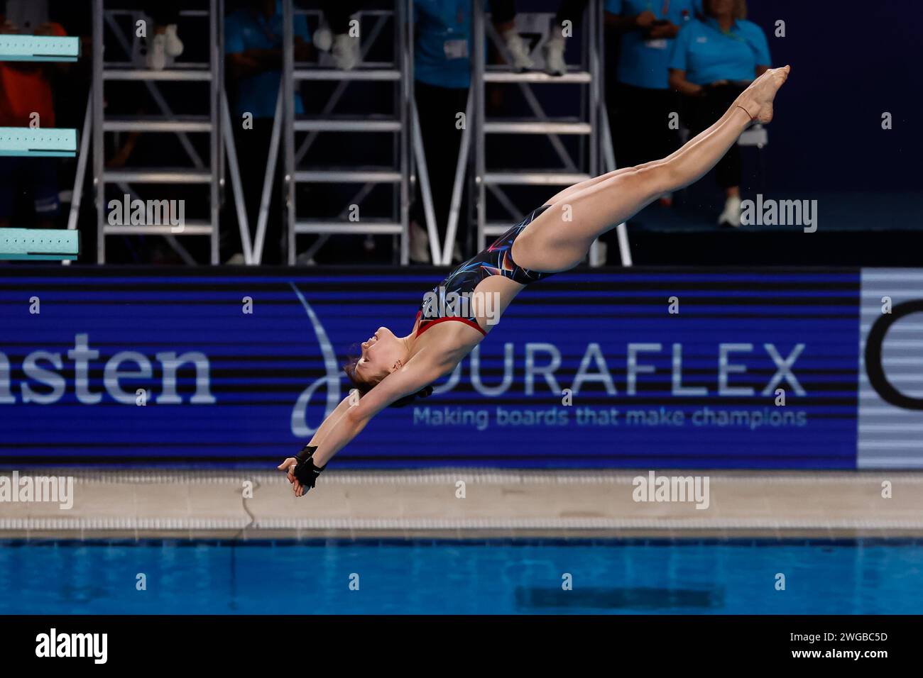 DOHA, QATAR - FEBRUARY 4: Else Praasterink of the Netherlands competing ...