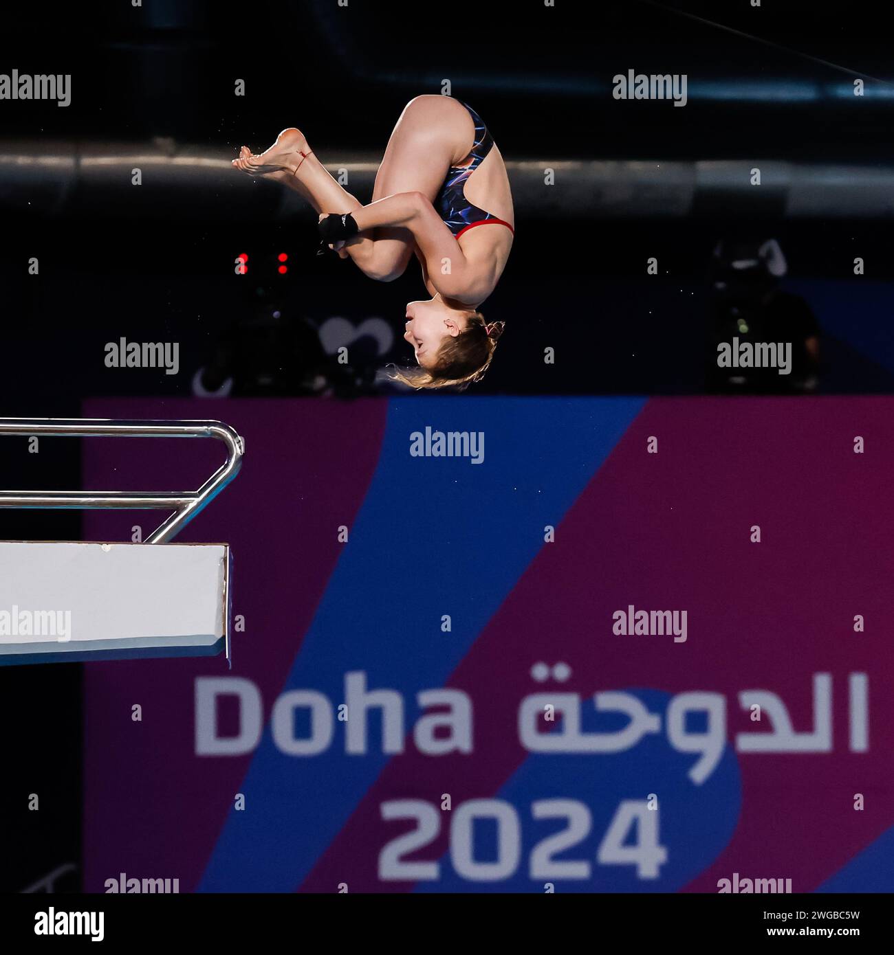 DOHA, QATAR - FEBRUARY 4: Else Praasterink of the Netherlands competing ...