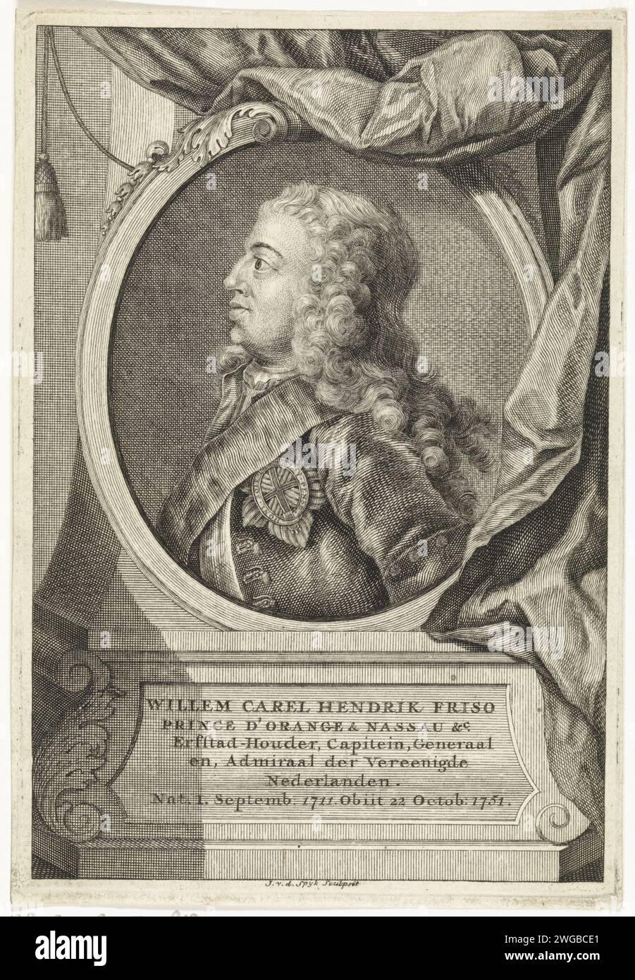 Portrait of Prince William IV, Prince of Oranje -Nassau, Johannes van ...