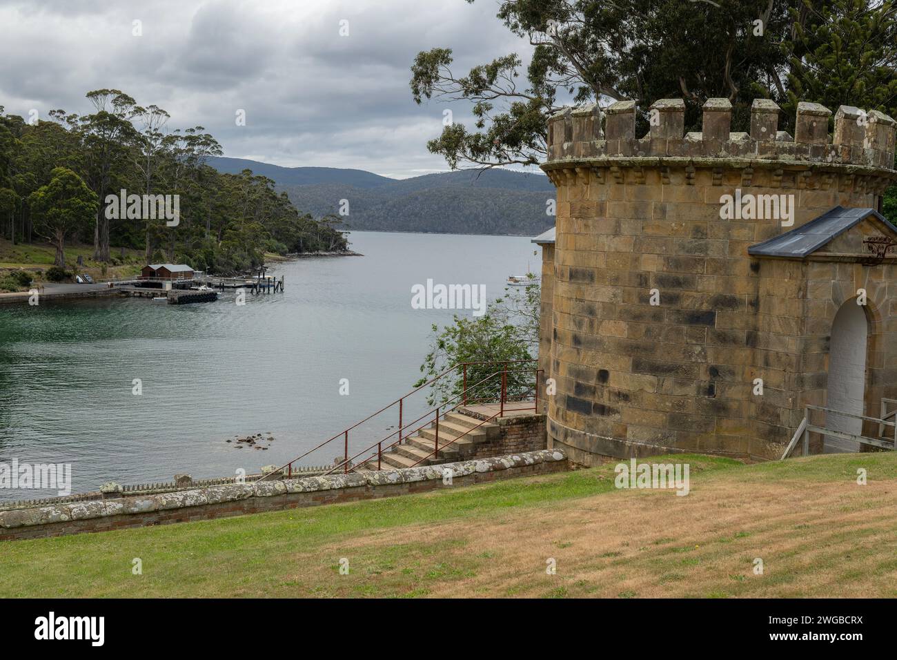 Port Arthur Historic Site, former convict settlement, on the Tasman ...