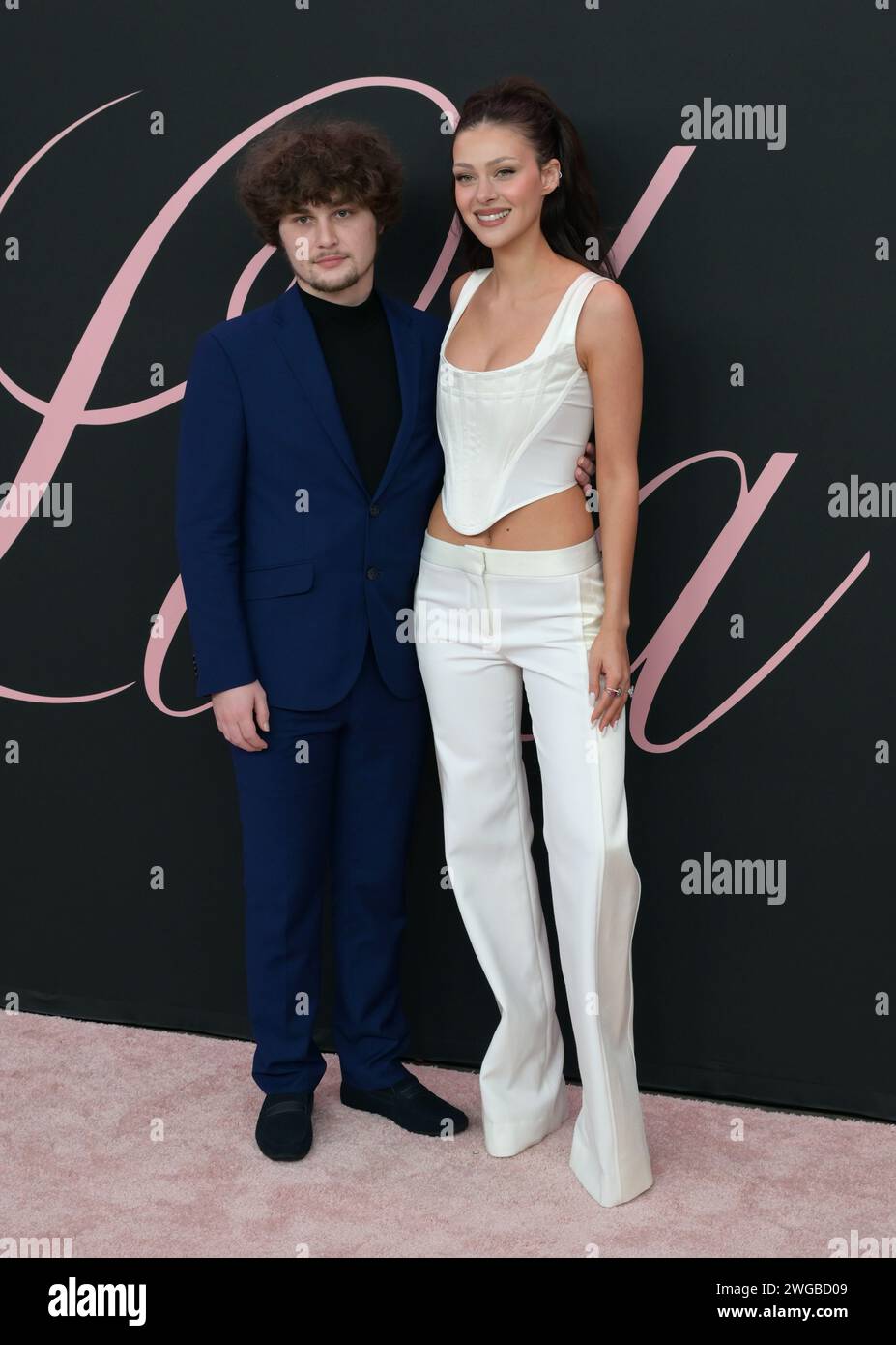 Los Angeles, USA. 03rd Feb, 2024. LOS ANGELES, USA. February 03, 2024: Richie Merritt & Nicola ...