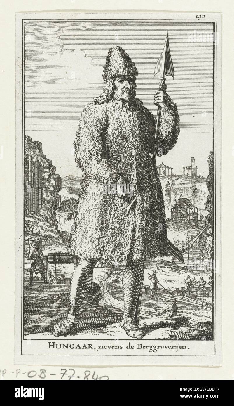 Hunger, 1712 - 1714 print Hungarian. Illustration no. 192 in a work ...