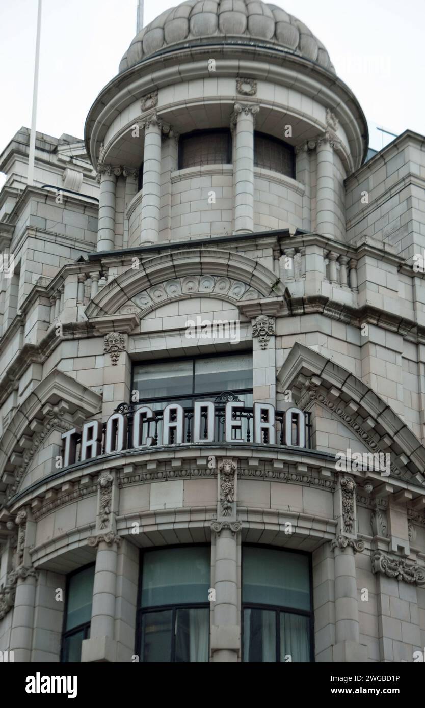 The London Trocadero, Coventry Street, , Soho, London, UK Stock Photo ...