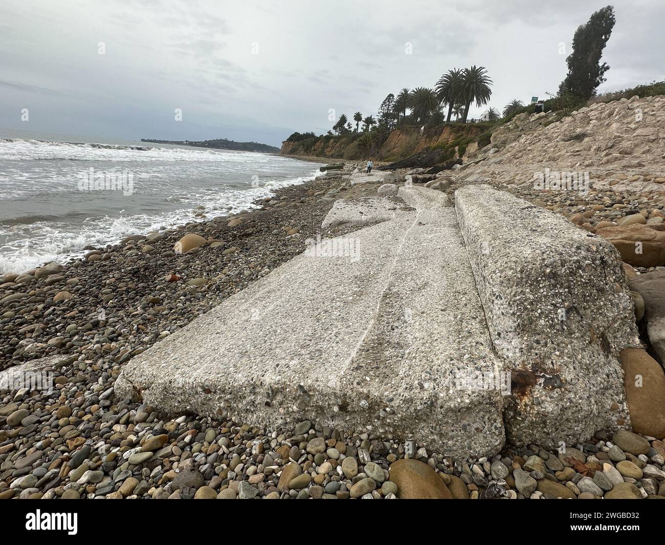 Montecito, California, U.S.A. 3rd Feb, 2024. Butterfly Beach, in ...