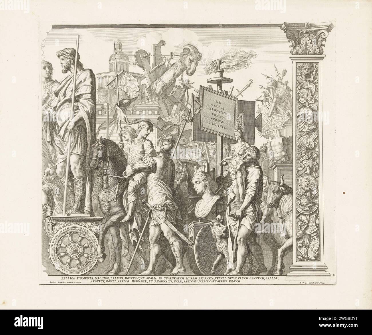 Soldiers wear spy of war, Robert van Audenaerd, after Andrea Mantegna ...