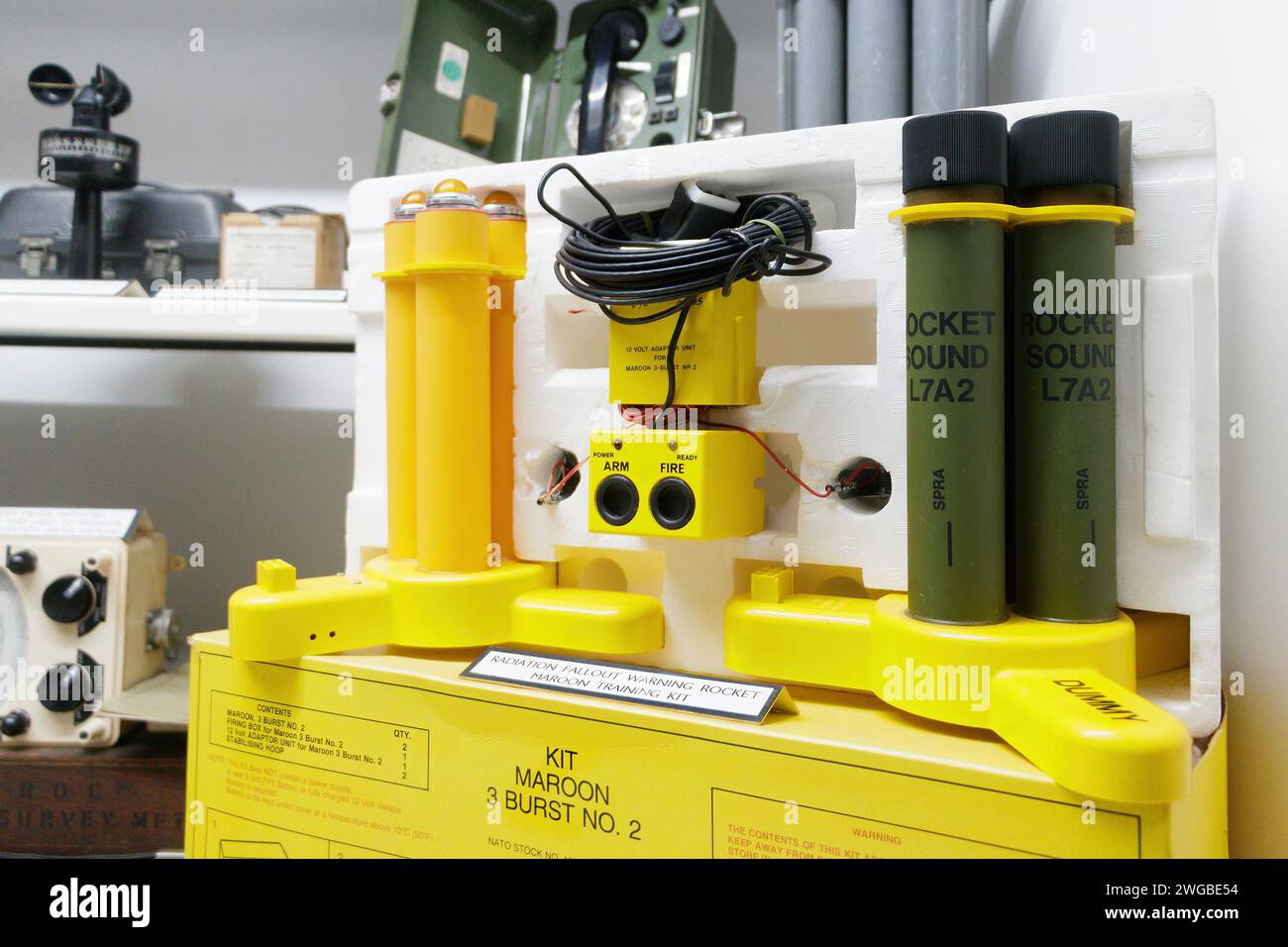 Secret nuclear bunker sign hi-res stock photography and images - Alamy