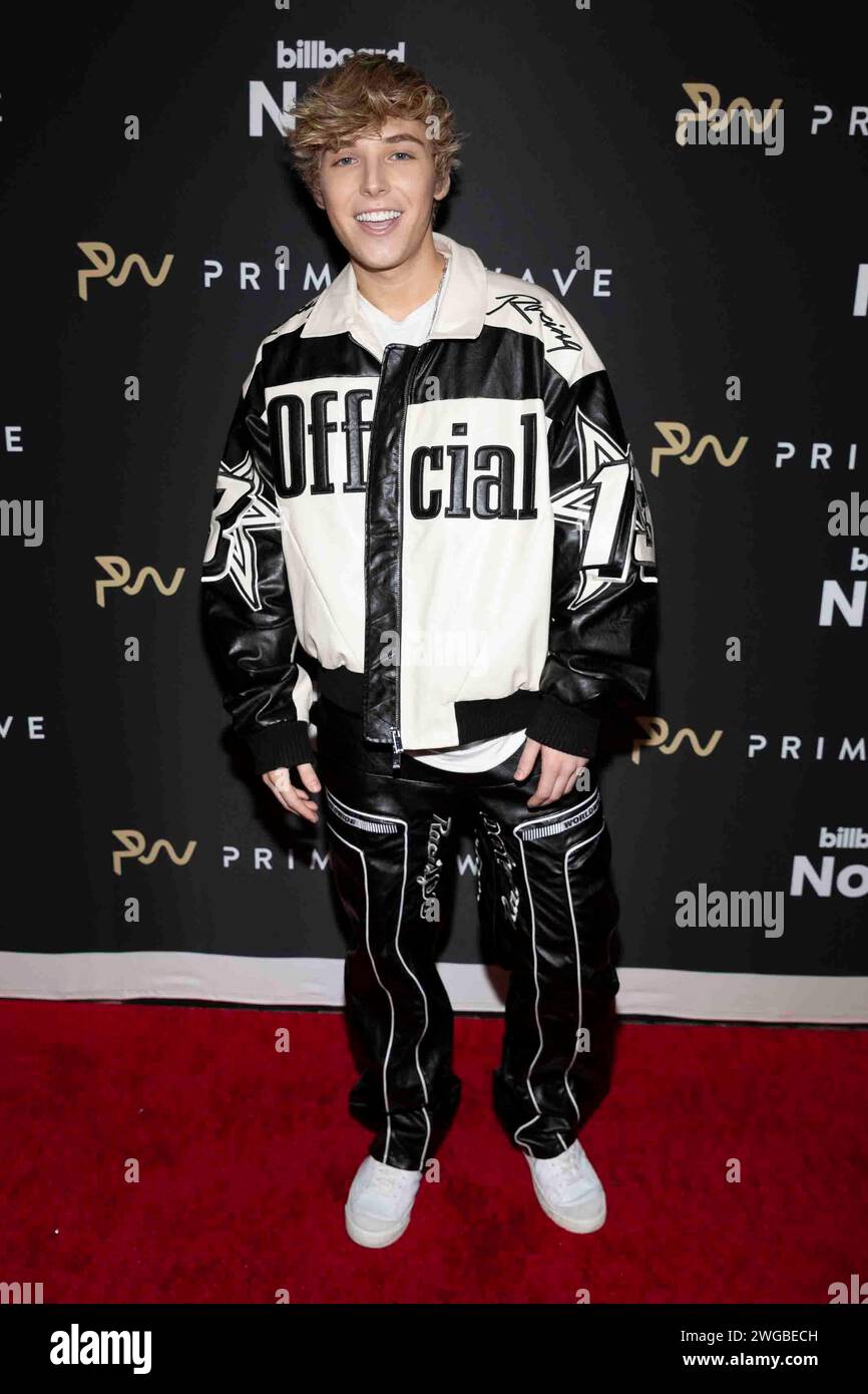 Dillon Ensor attends the arrivals of Primary Wave’s 17th Annual Pre ...