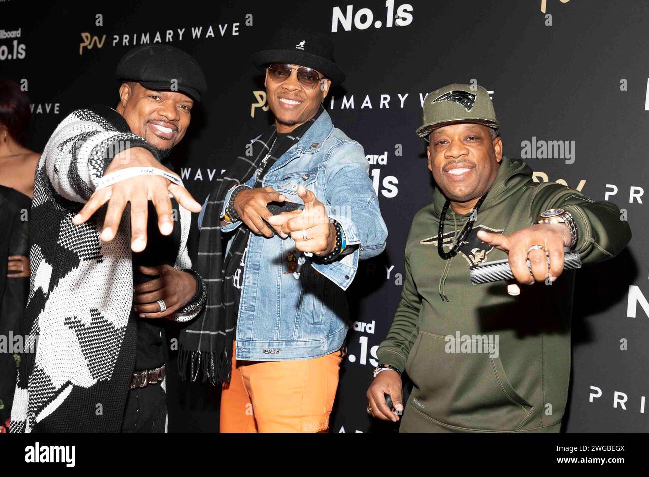 Beverly Hills, USA. 03rd Feb, 2024. Michael Bivens, Ronnie DeVoe and ...