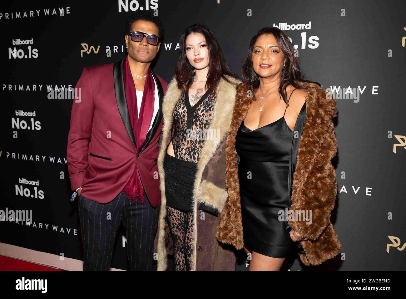 Beverly Hills, USA. 03rd Feb, 2024. Eric Benet, Maxine Ashley and ...