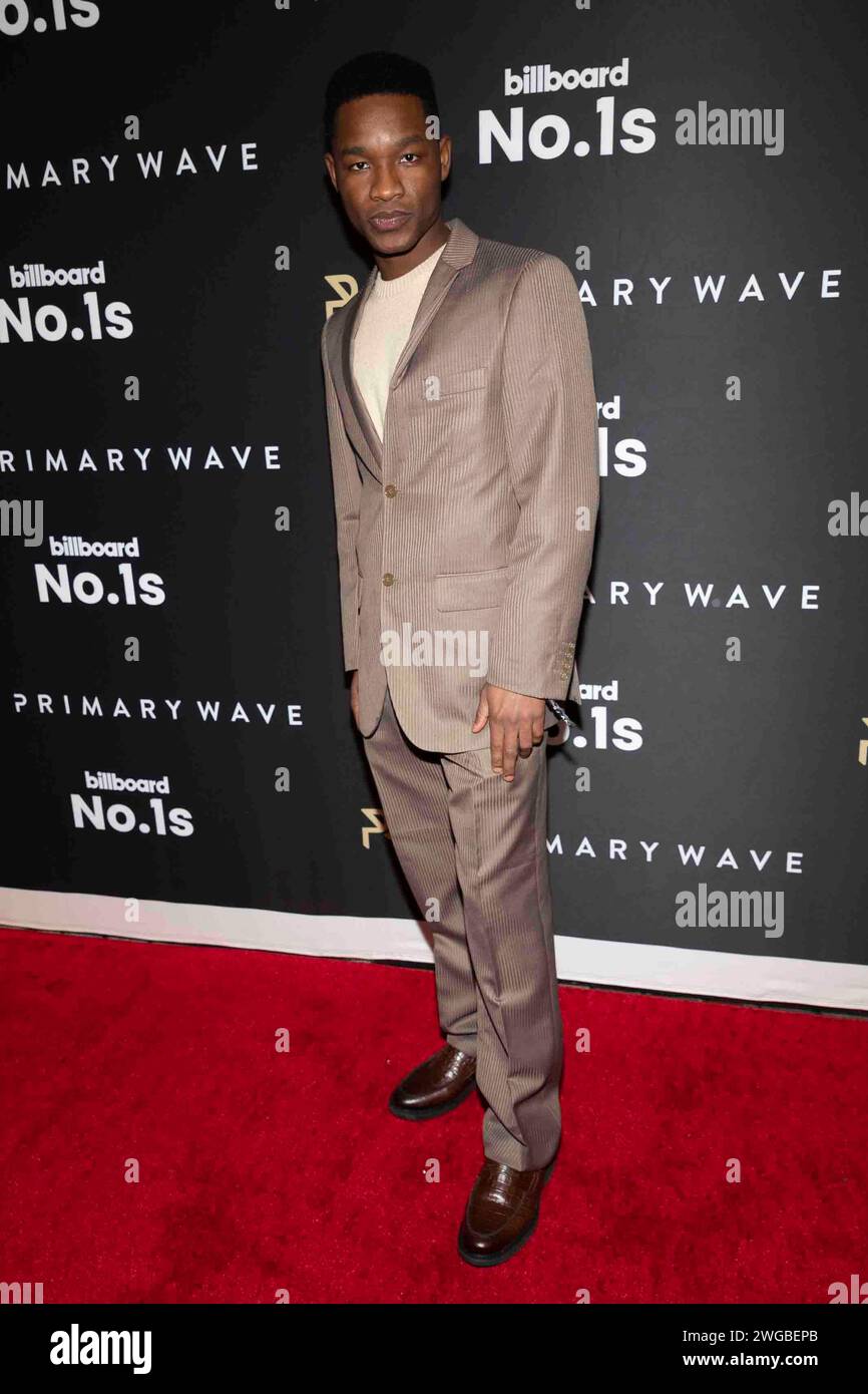 Taharka J attends the arrivals of Primary Wave’s 17th Annual Pre-GRAMMY ...