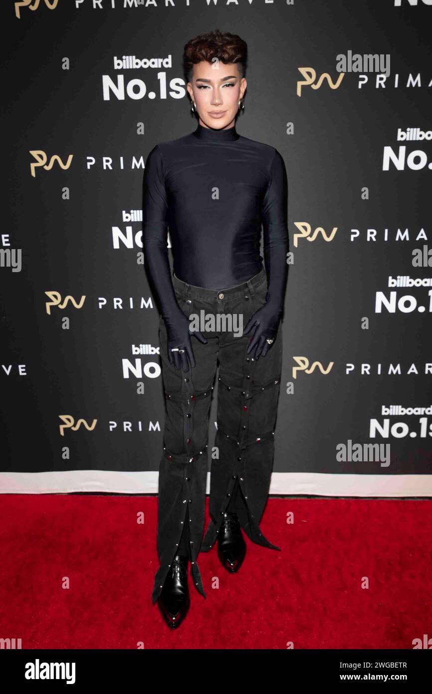 James Charles attends the arrivals of Primary Wave’s 17th Annual Pre ...