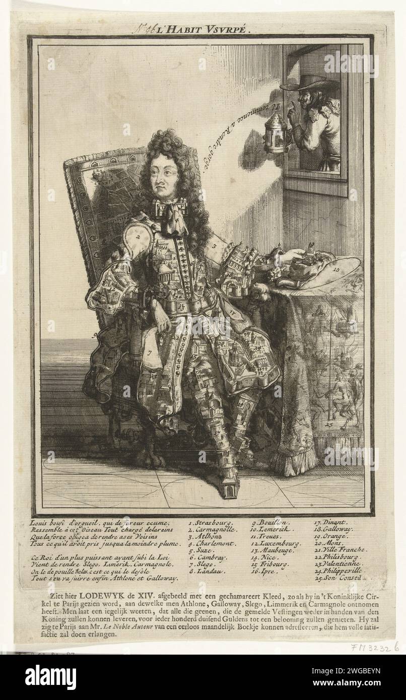 The dress of Dwingelandij ca. 1701-1713, 1701 - 1713 print King Louis ...