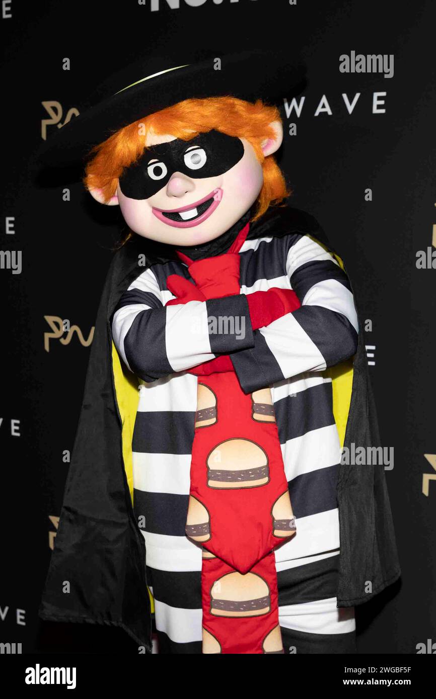 Beverly Hills, USA. 03rd Feb, 2024. The Hamburglar attends the arrivals ...