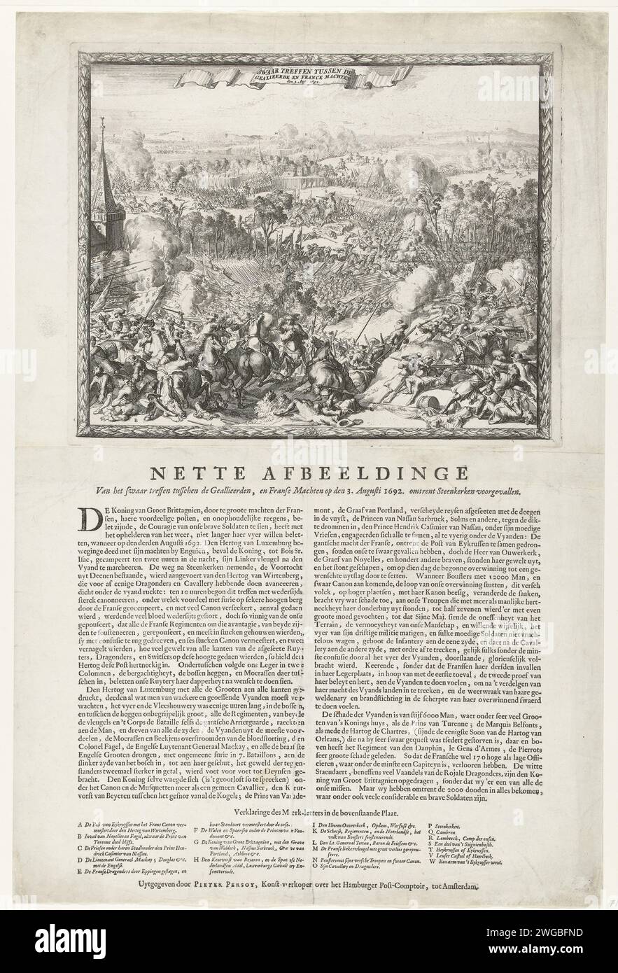 Battle of steenkerke on 3 august 1692 hi-res stock photography and ...