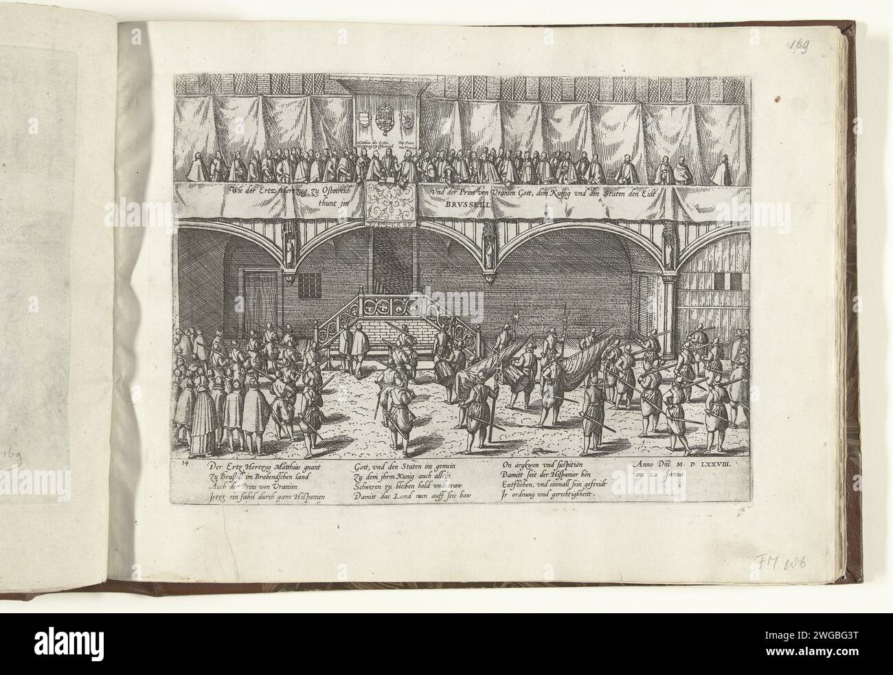 Matthias takes the oath as governor in Brussels, 1578, 1578 - 1580 ...