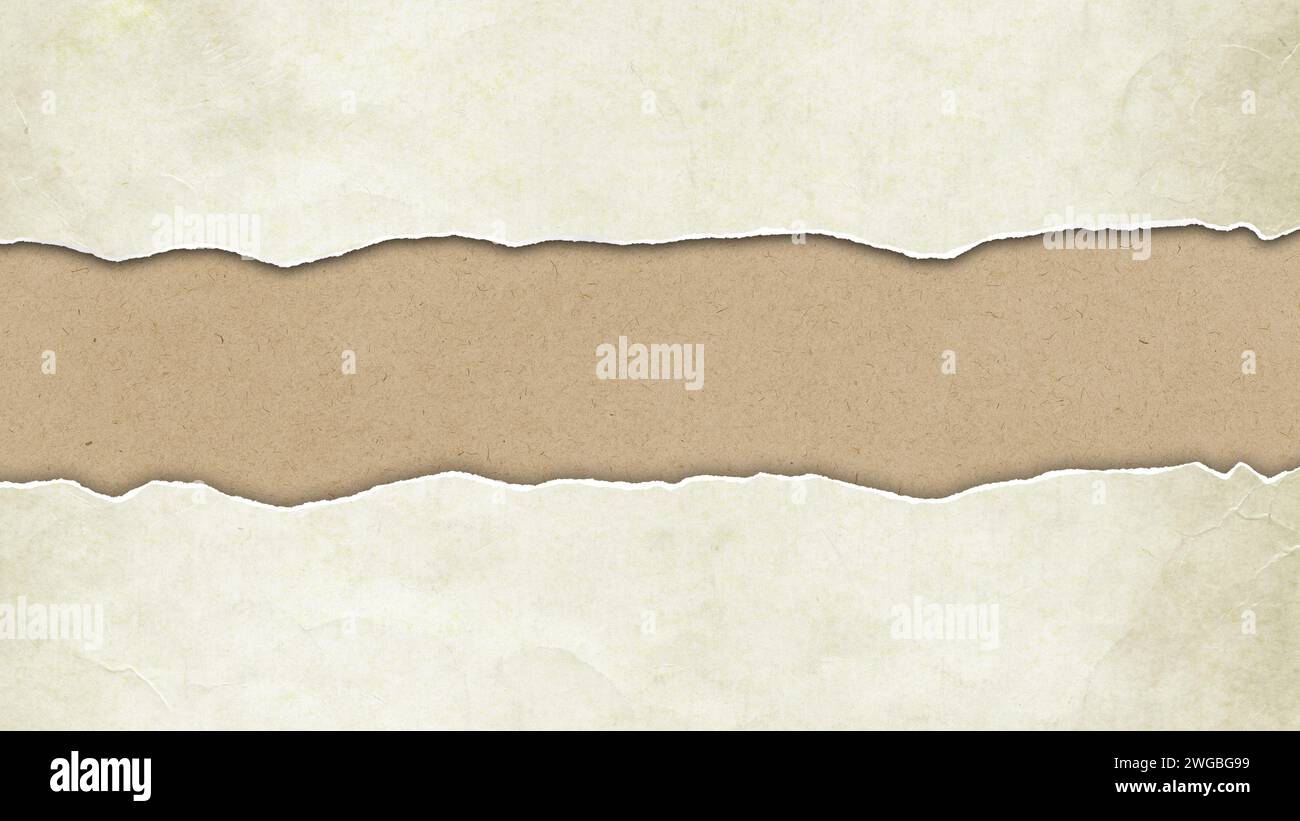 Torn strip of old paper, abstract background, editable Stock Photo - Alamy