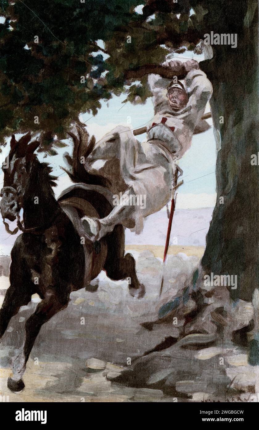 Vintage engraving of a scene from Francois Rabelais's Gargantua and Pantagruel, by Jules Garnier ...