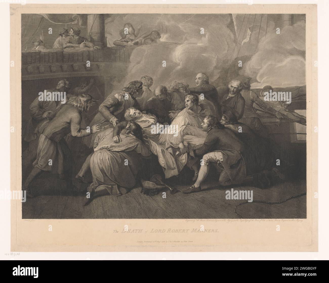 Death of Robert Manners, John Keyse Sherwin, After Thomas Stothard ...