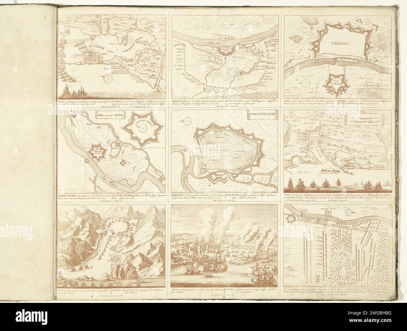 Schouwburg van den War (page III), 1702, 1709 - 1710 print Leaf with ...