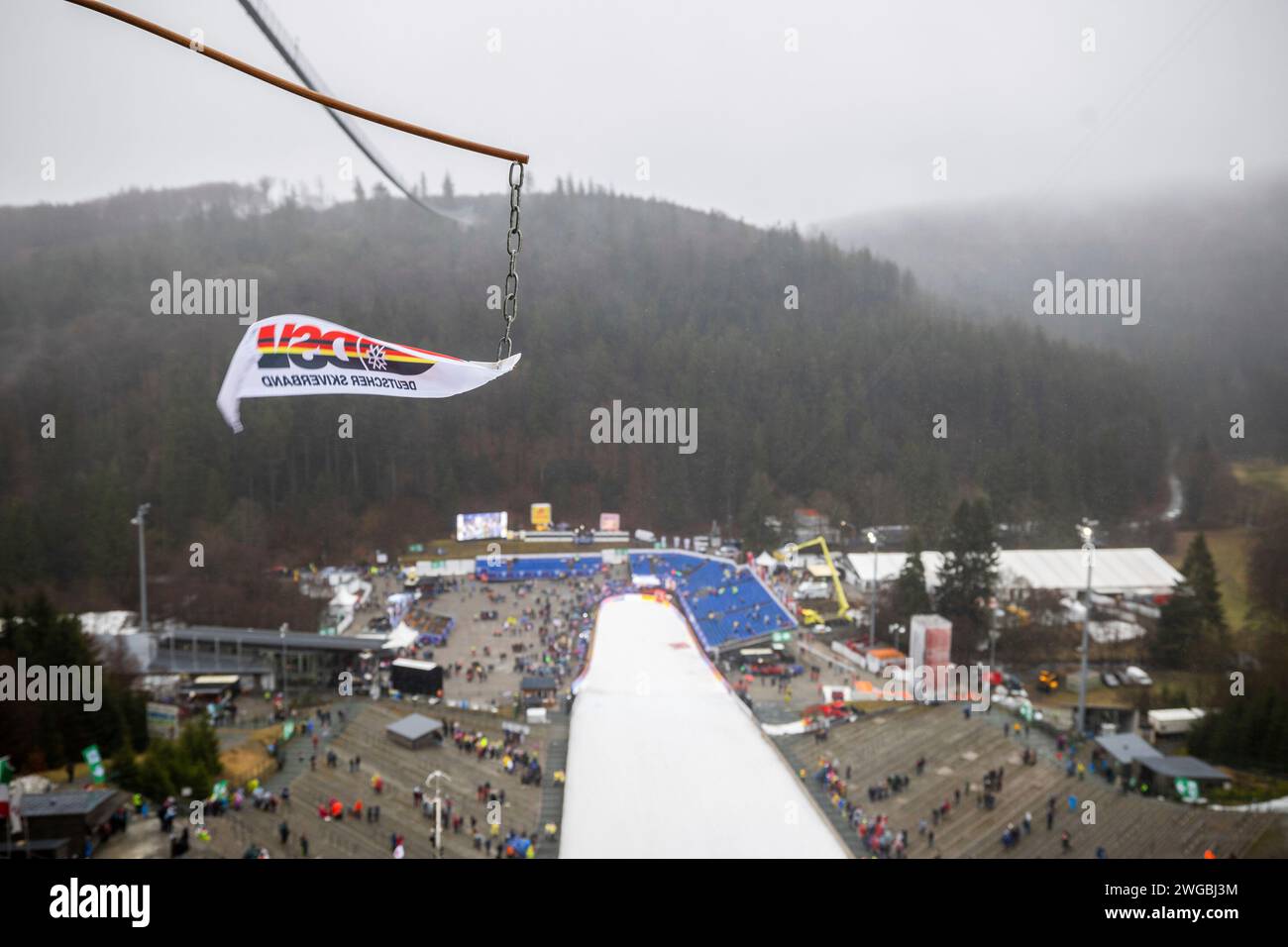 Windfähnchen im Wind, Women Large Hill Individual, Weltcup Skispringen Herren Training ...