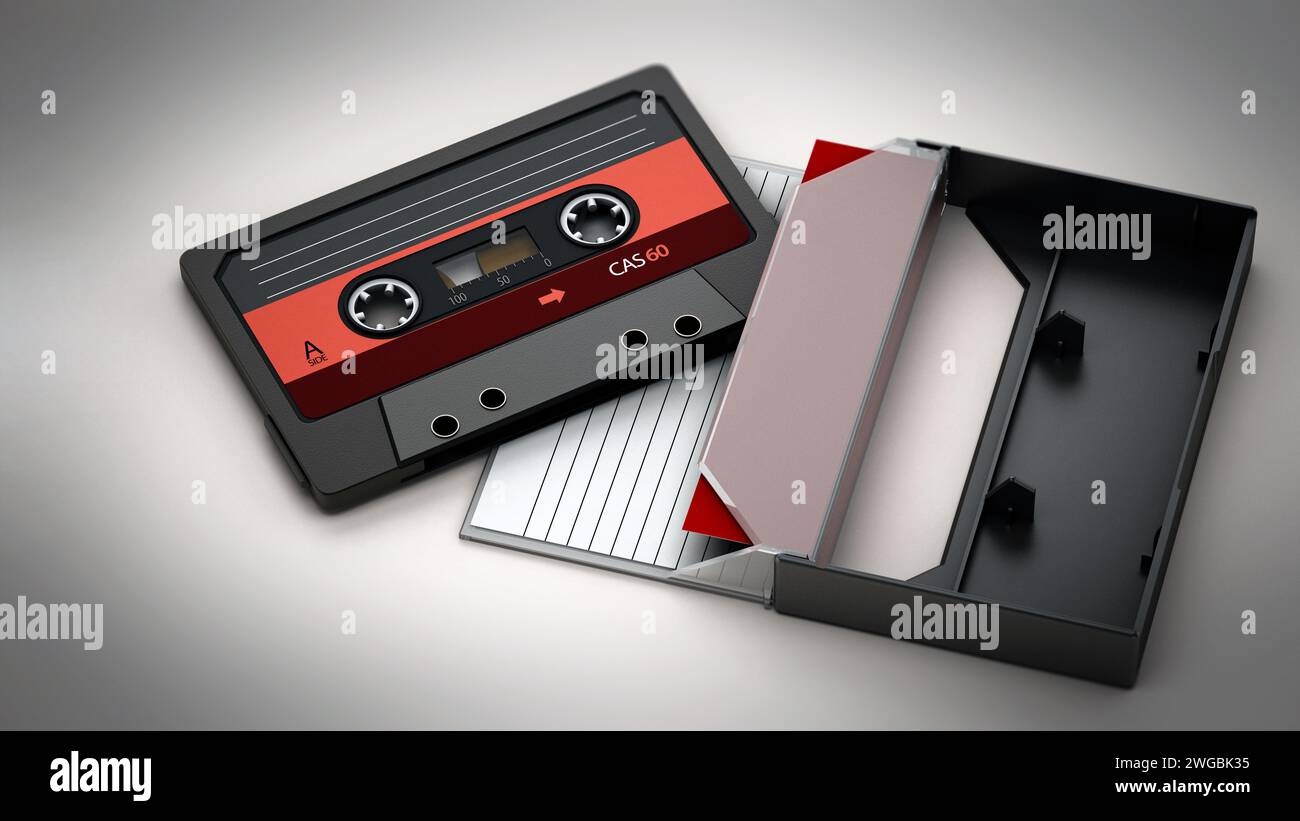 Clear tape cassette box hi-res stock photography and images - Alamy