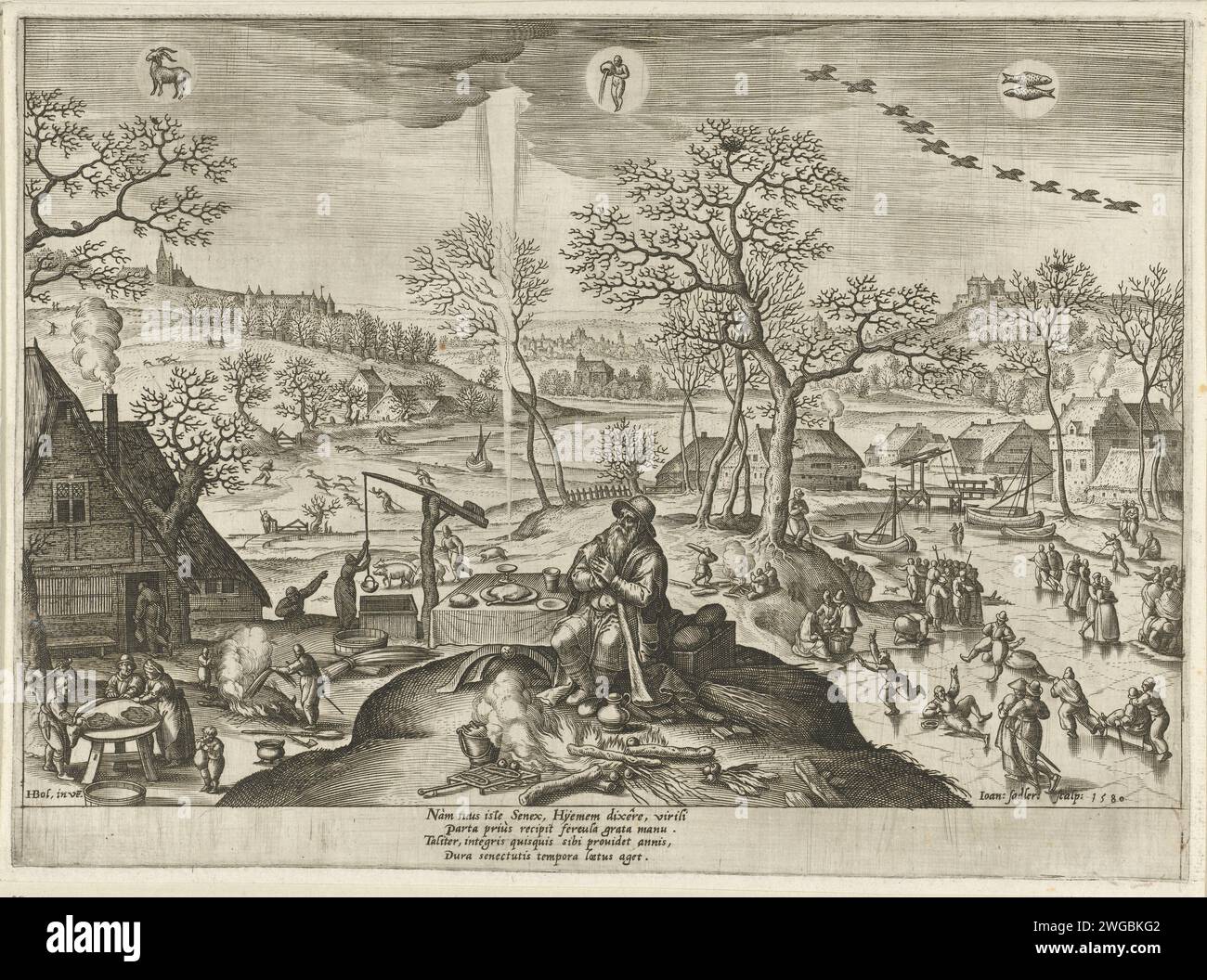 The old year personification hi-res stock photography and images - Alamy