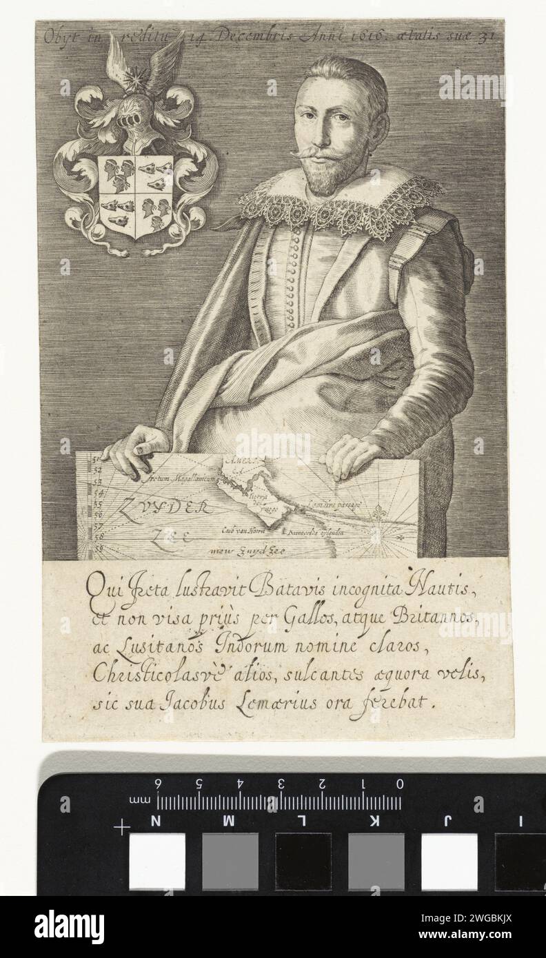 Portret van Jacob le Maire, Pieter Serwouters, in or after 1616 - 1657 ...