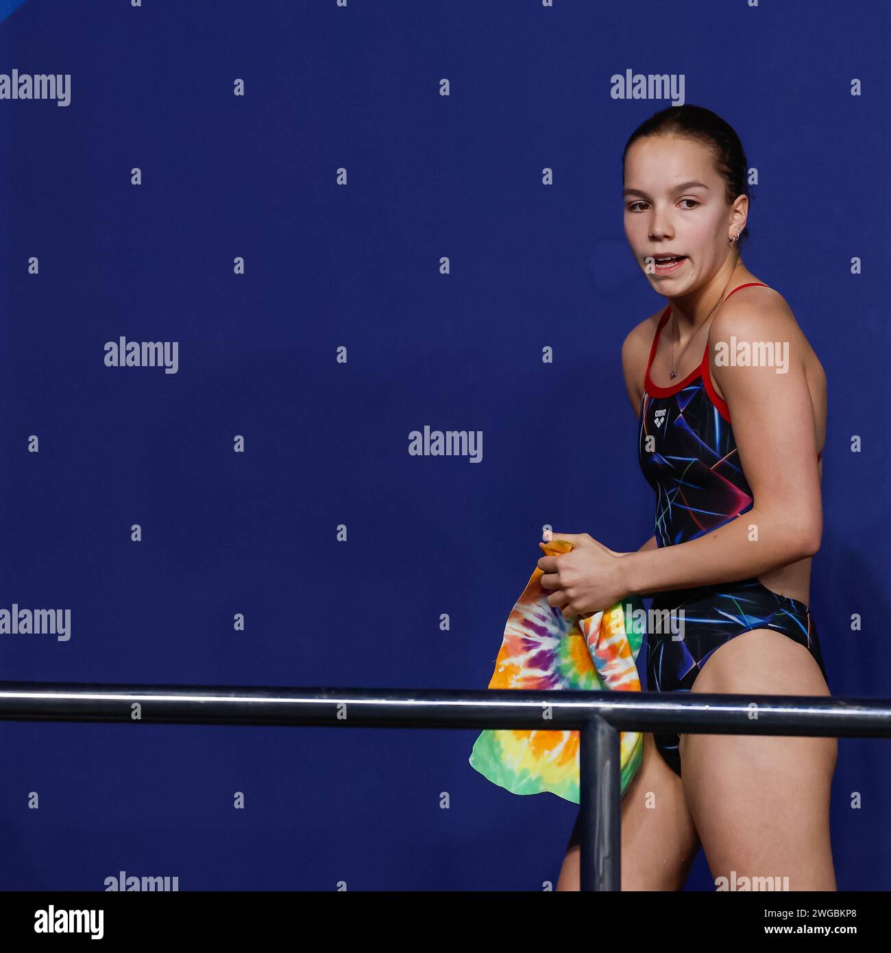 DOHA, QATAR - FEBRUARY 4: Else Praasterink of the Netherlands competing ...