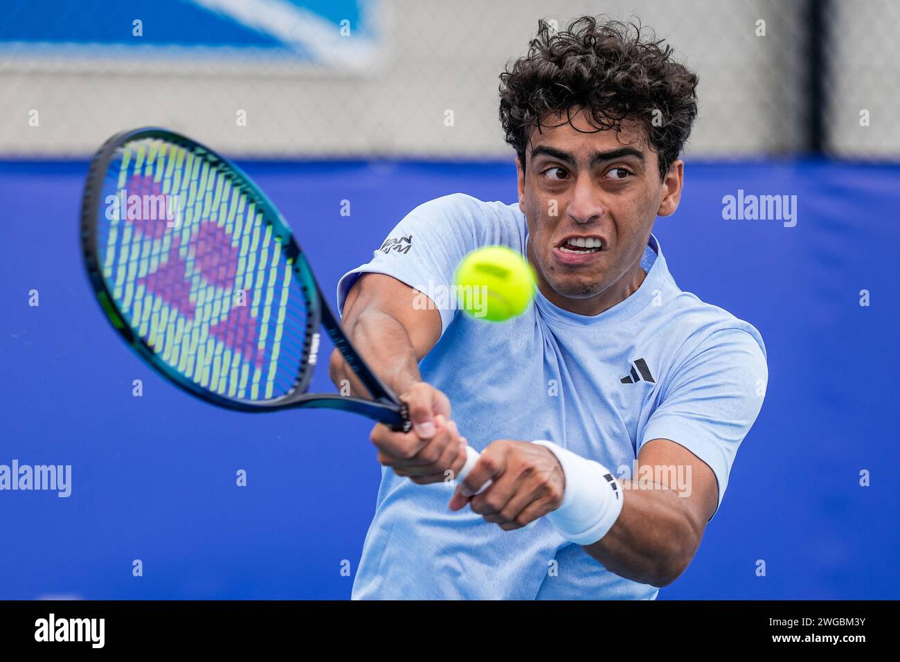 Abdullah Shelbayh of Jordan in action during Qualifying for the 2024 ...