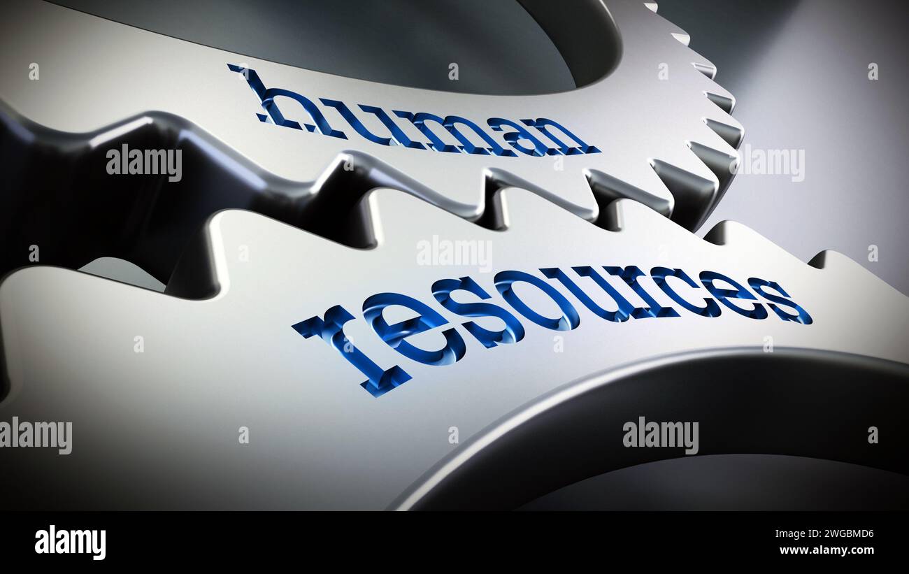 Human resources work team mechanism hi-res stock photography and images ...