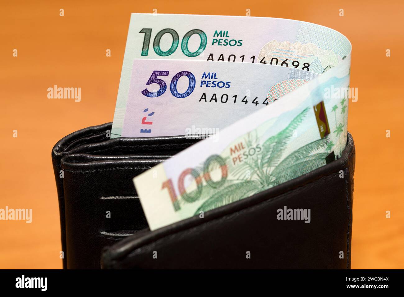 Colombian money - peso a business background Stock Photo - Alamy