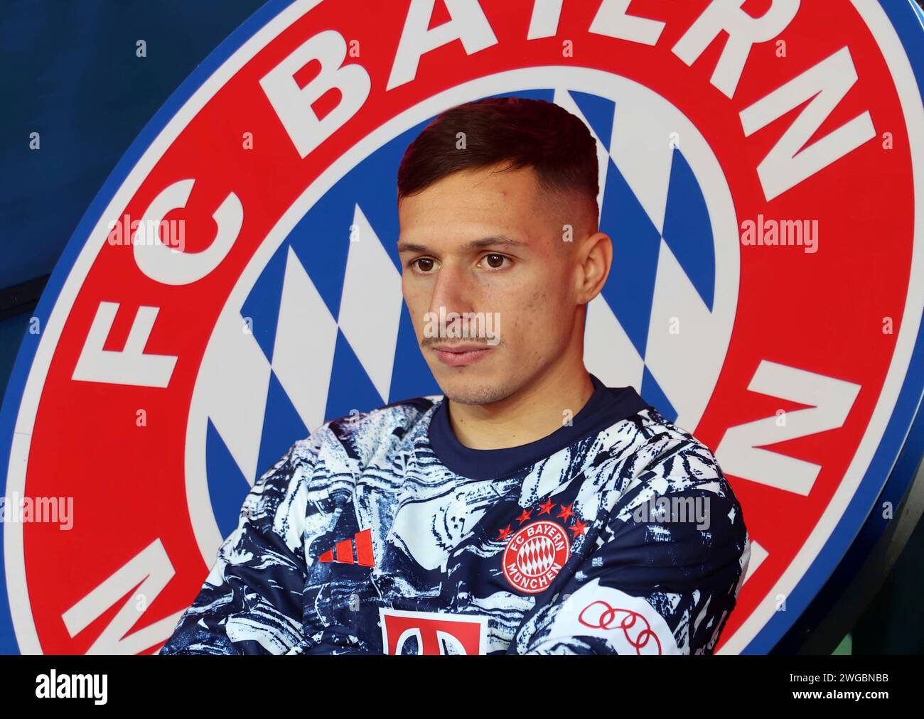 München, Deutschland 04. Februar 2024: Fussball, Herren, Bundesliga ...