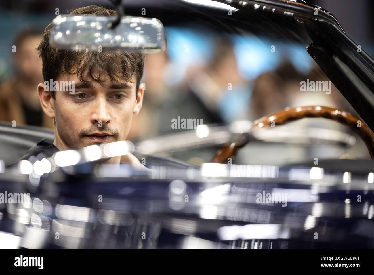 Paris, France. 03rd Feb, 2024. Charles Leclerc, during the Retromobile ... Paris, France. 03rd Feb, 2024. Charles Leclerc, during the Retromobile ...