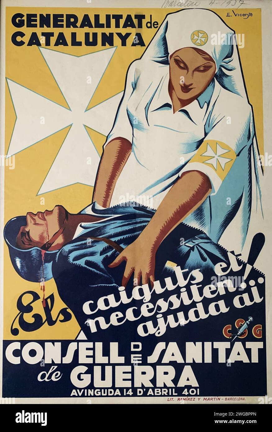 Spanish civil war poster hi-res stock photography and images - Alamy