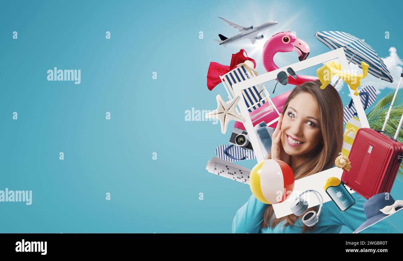 Dreaming photo collage hi-res stock photography and images - Alamy
