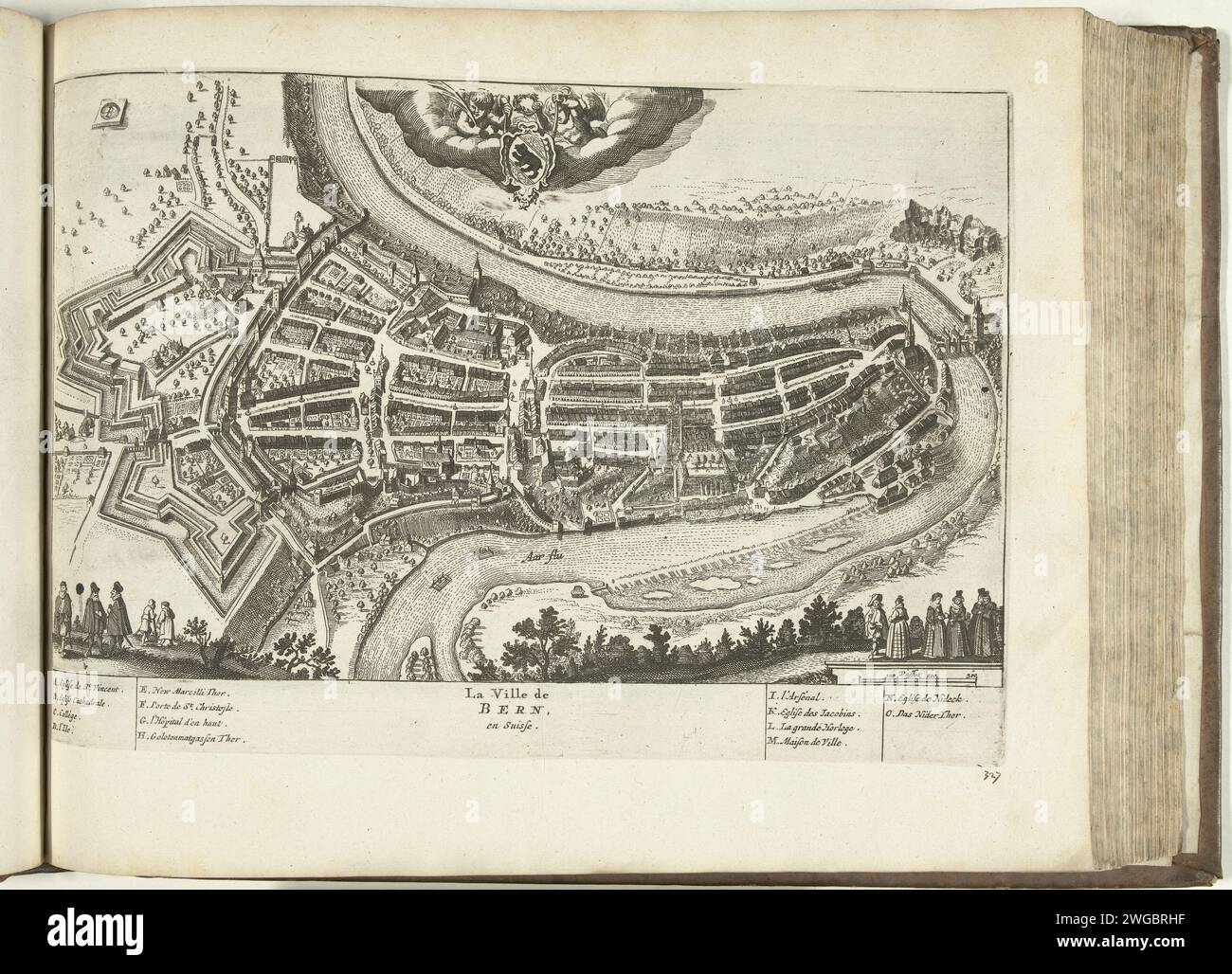 Map of bern hi-res stock photography and images - Alamy
