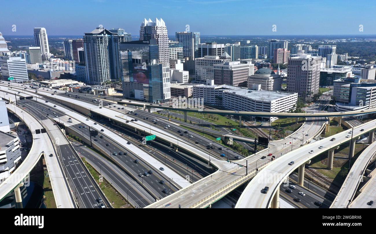 Orlando, United States. 04th Feb, 2024. An aerial view of the ...