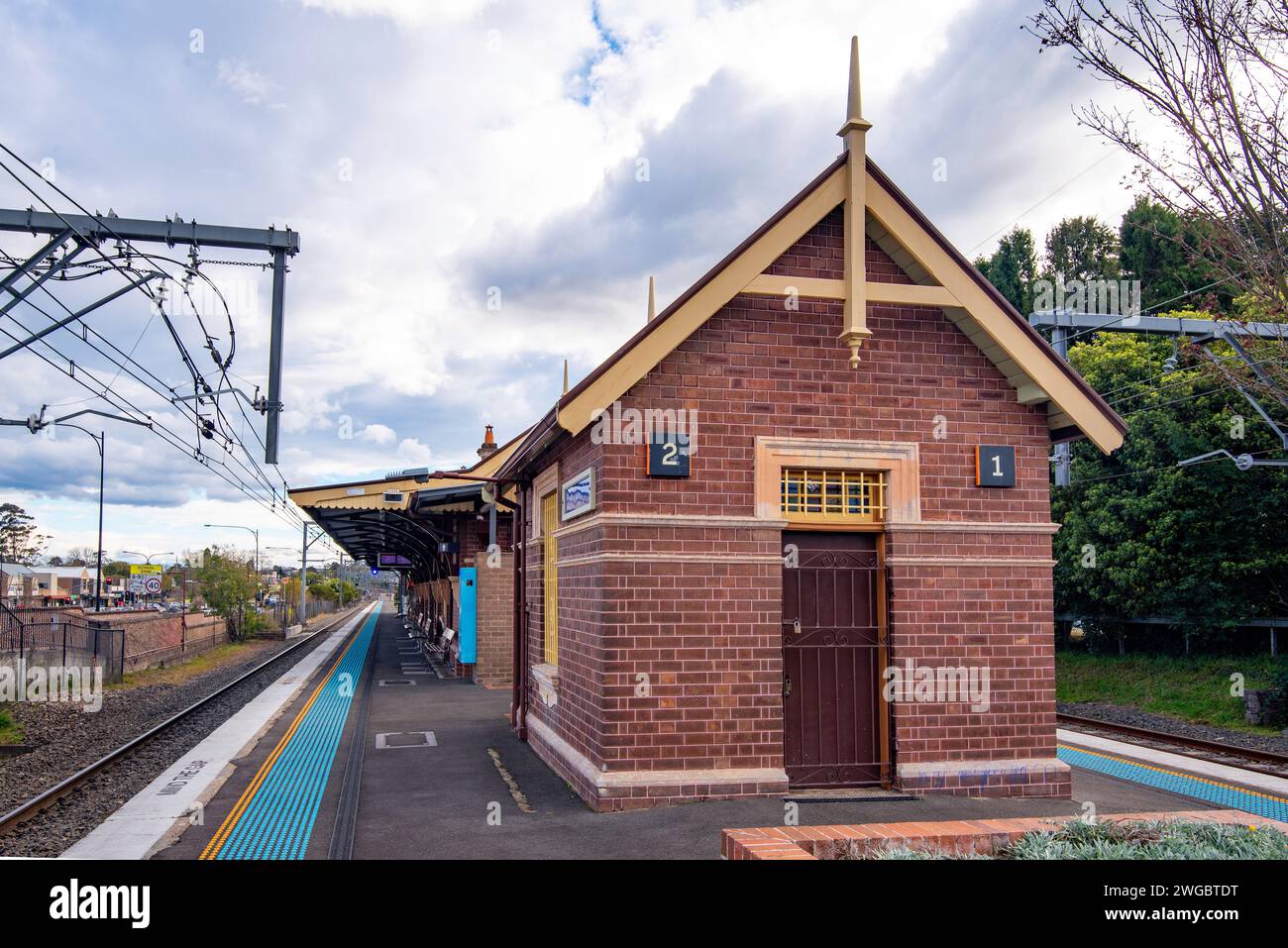 The Lawson railway station building opened in 1902 and is a single ...