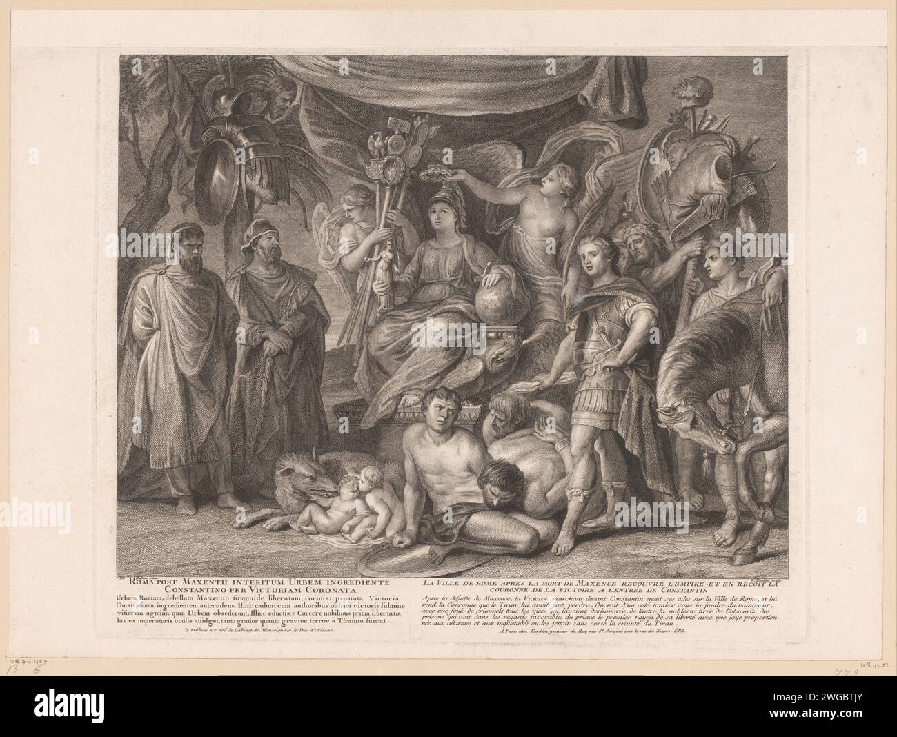 Rome receives the crown victory upon the arrival of Emperor Constantijn ...