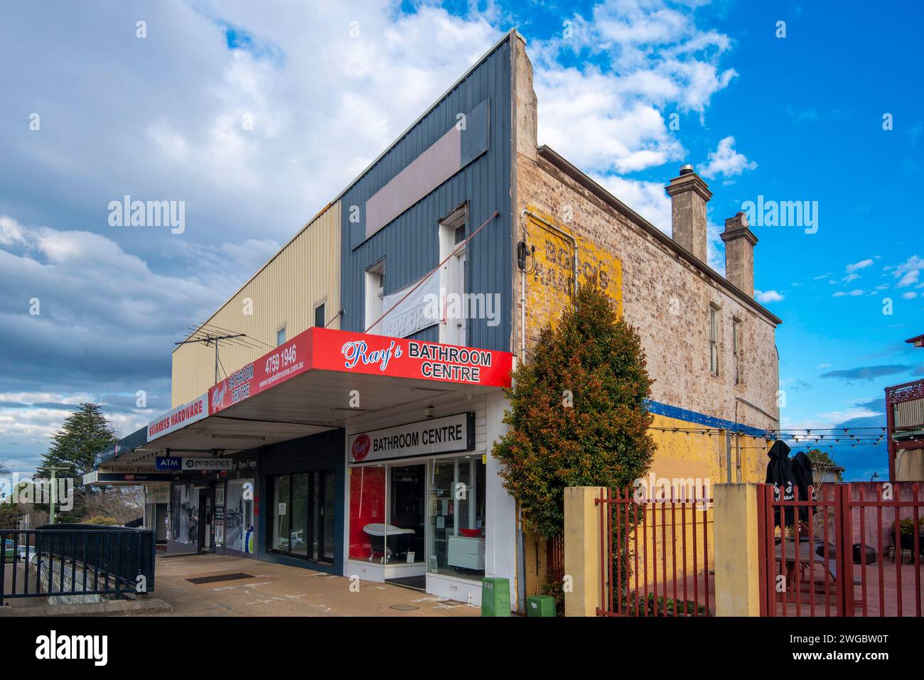Steel awnings over shops stores hi-res stock photography and images - Alamy