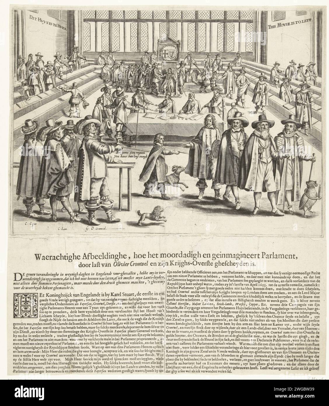 1653 oliver cromwell parliament hi-res stock photography and images - Alamy