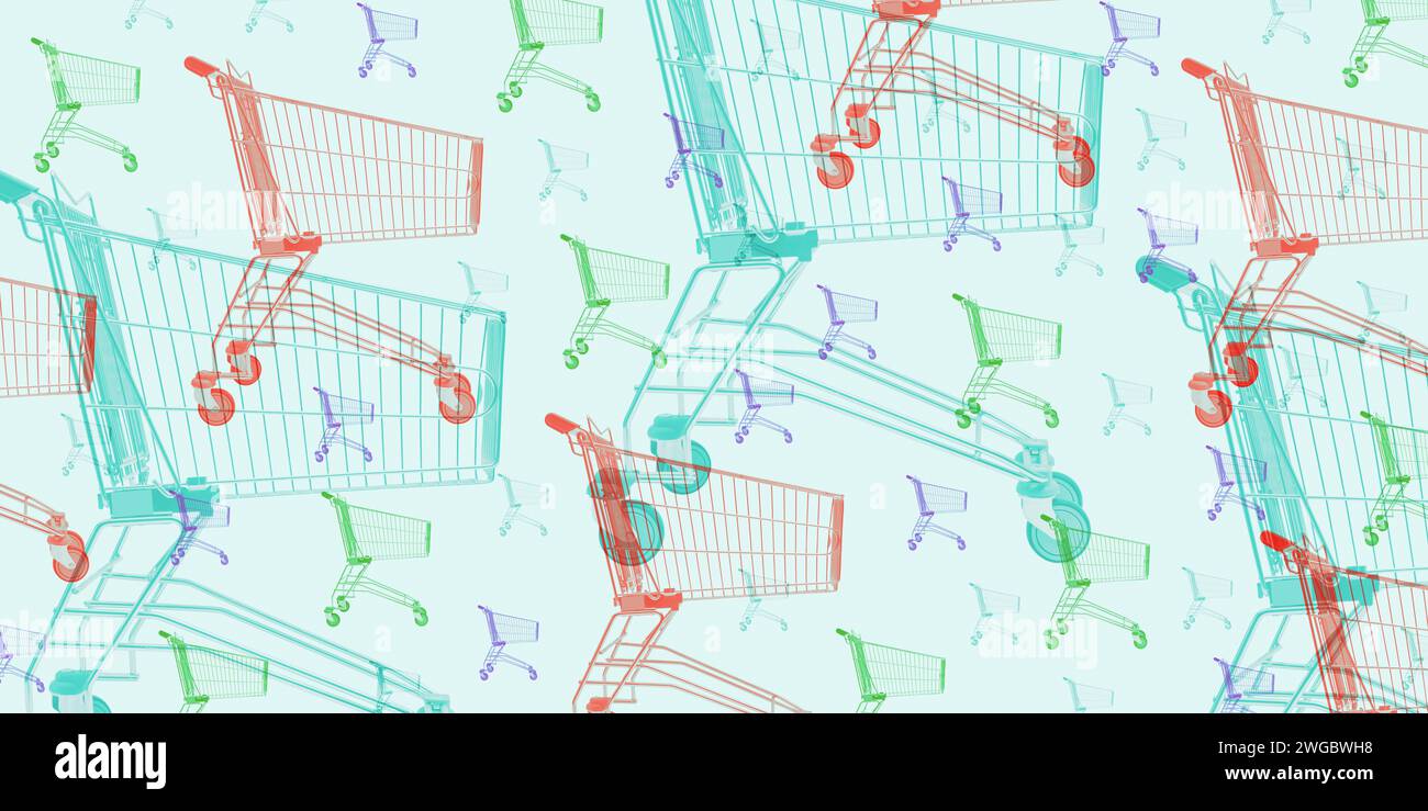 Shopping carts vintage hi-res stock photography and images - Alamy