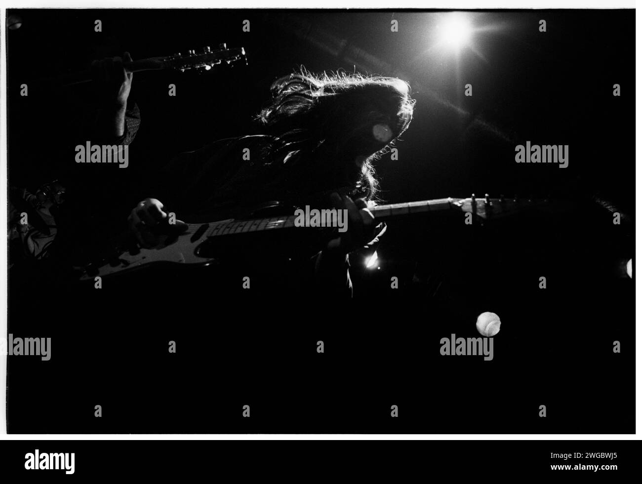 ROB BAKER, TRAGICALLY HIP, 1993: Rob Baker guitarist of the Canadian ...