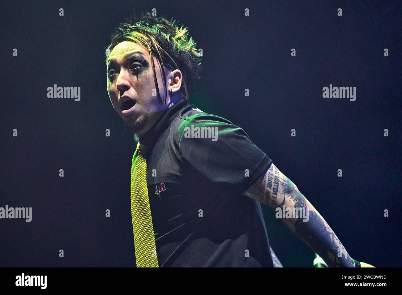 Manabu Mah Taniguchi von SiM Silence iz Mine live in der ZAG Arena ...