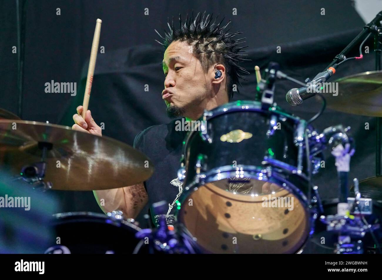 Yuya Godri Taniguchi von SiM Silence iz Mine live in der ZAG Arena ...