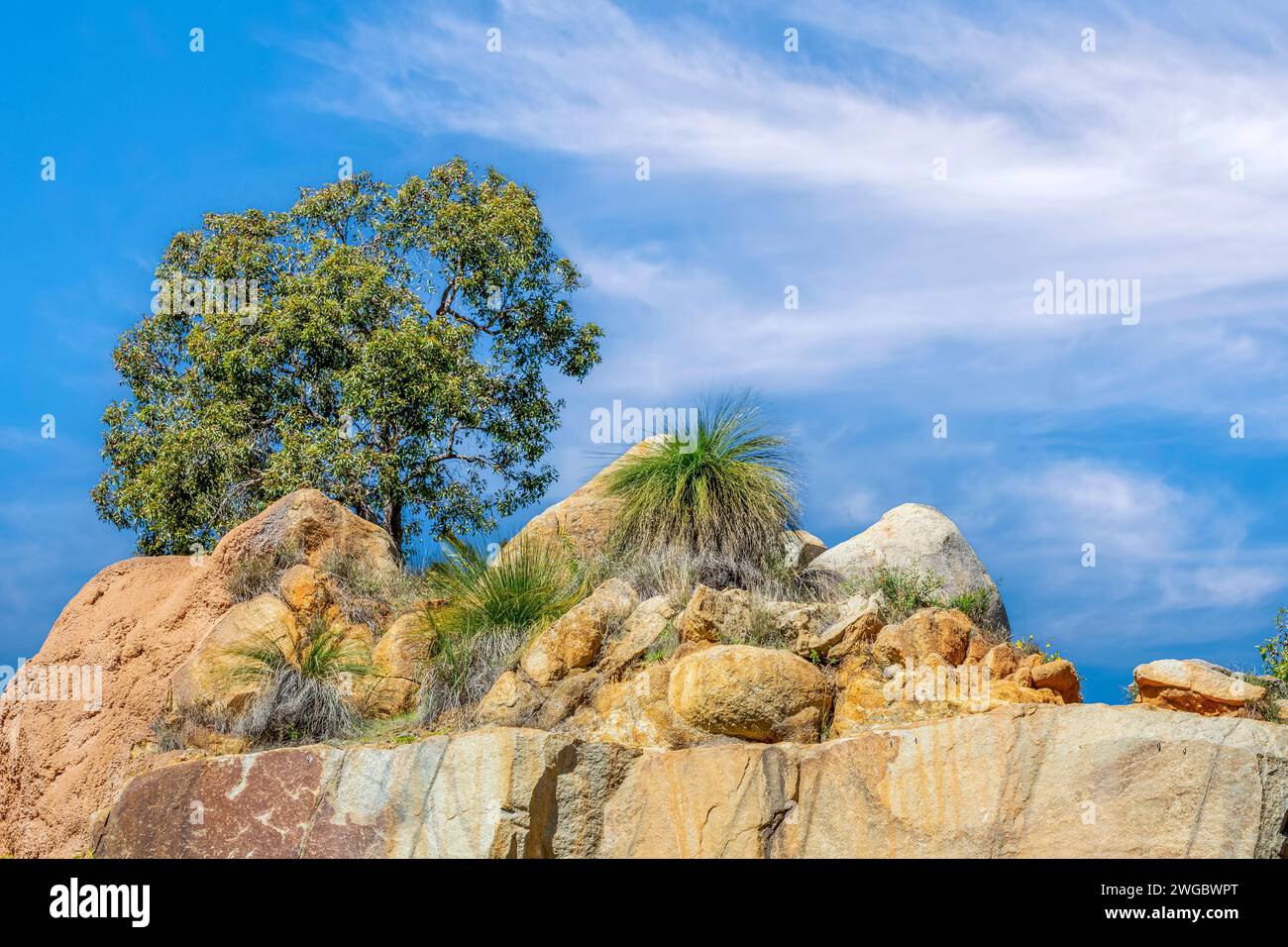 Scenic rocks Perth Hills, Darling Range, Western Australia, Australia ...