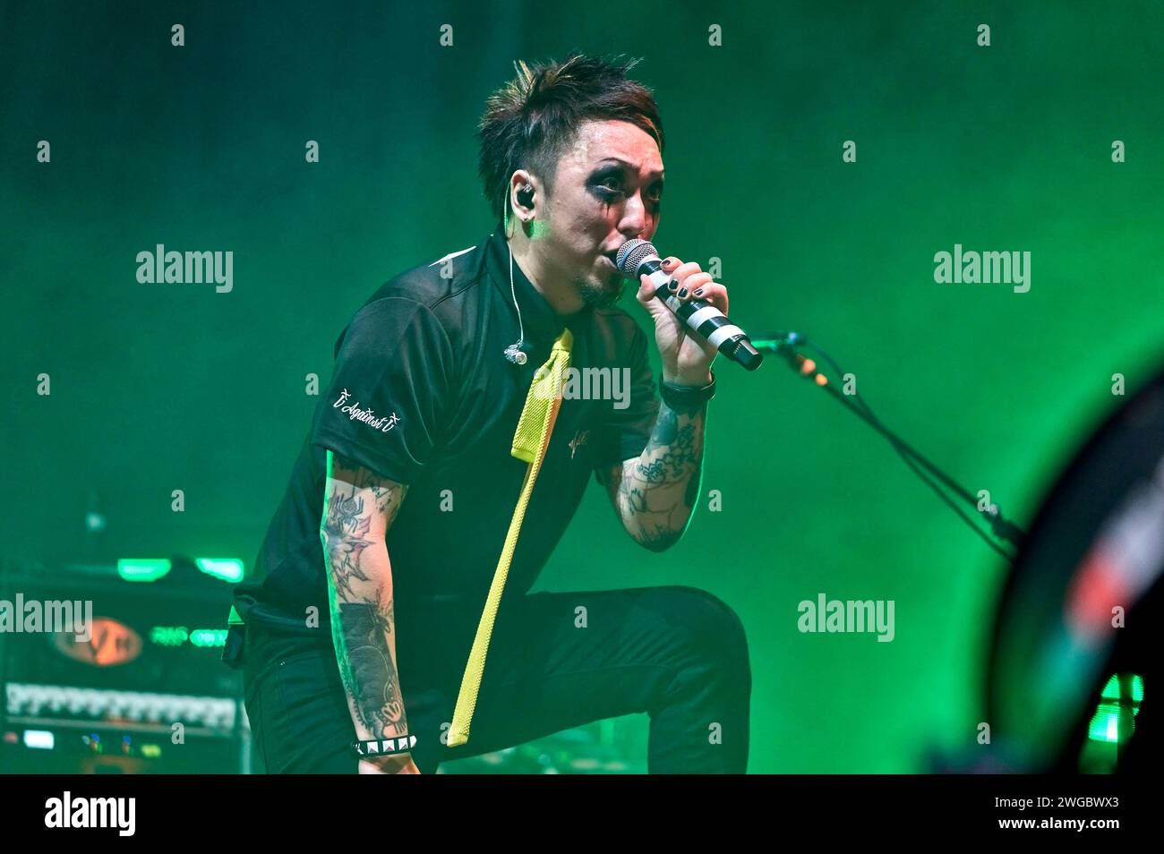 Manabu Mah Taniguchi von SiM Silence iz Mine live in der ZAG Arena ...