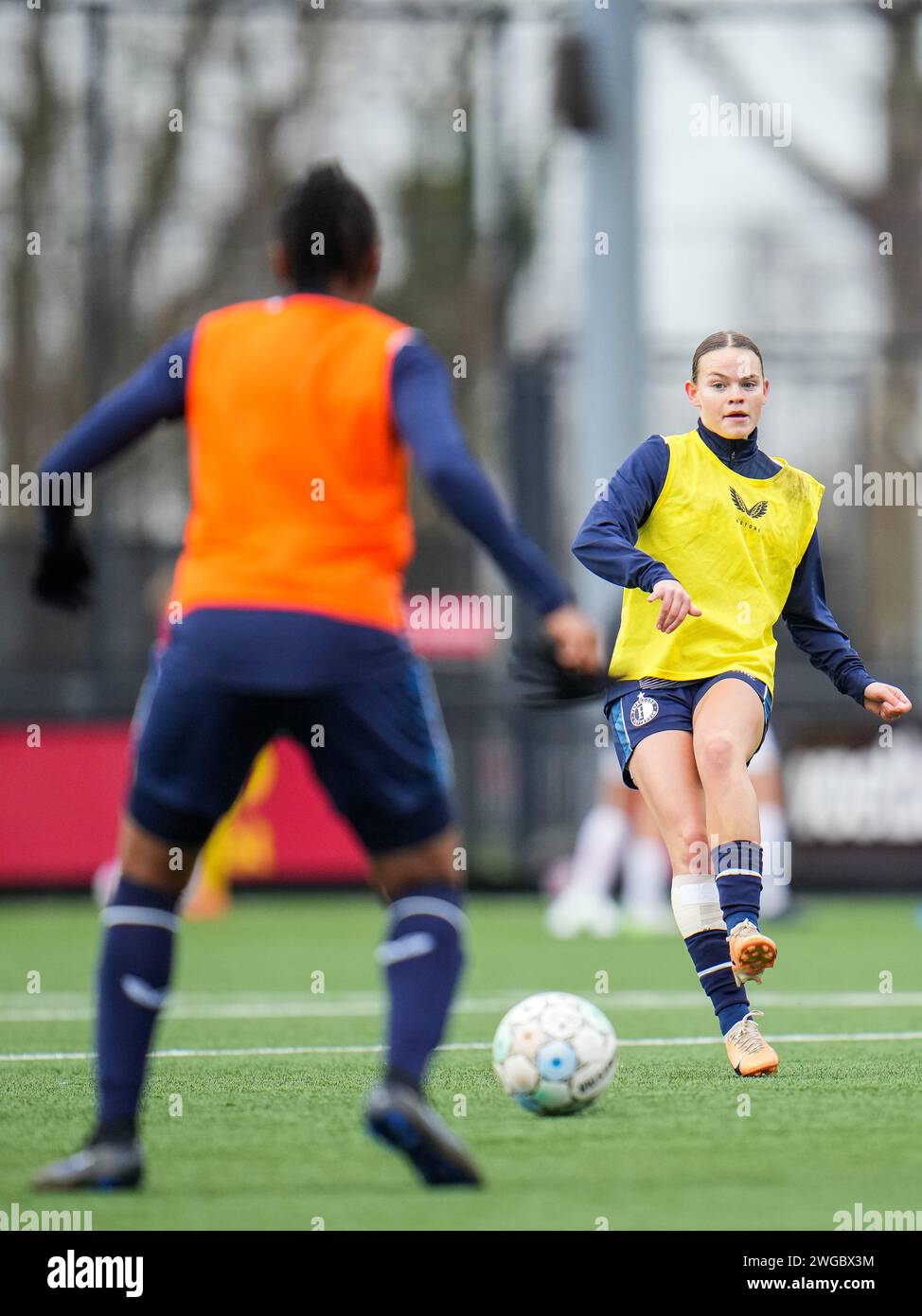 Wijdewormer - Justine Brandau of Feyenoord V1 during the match between ...
