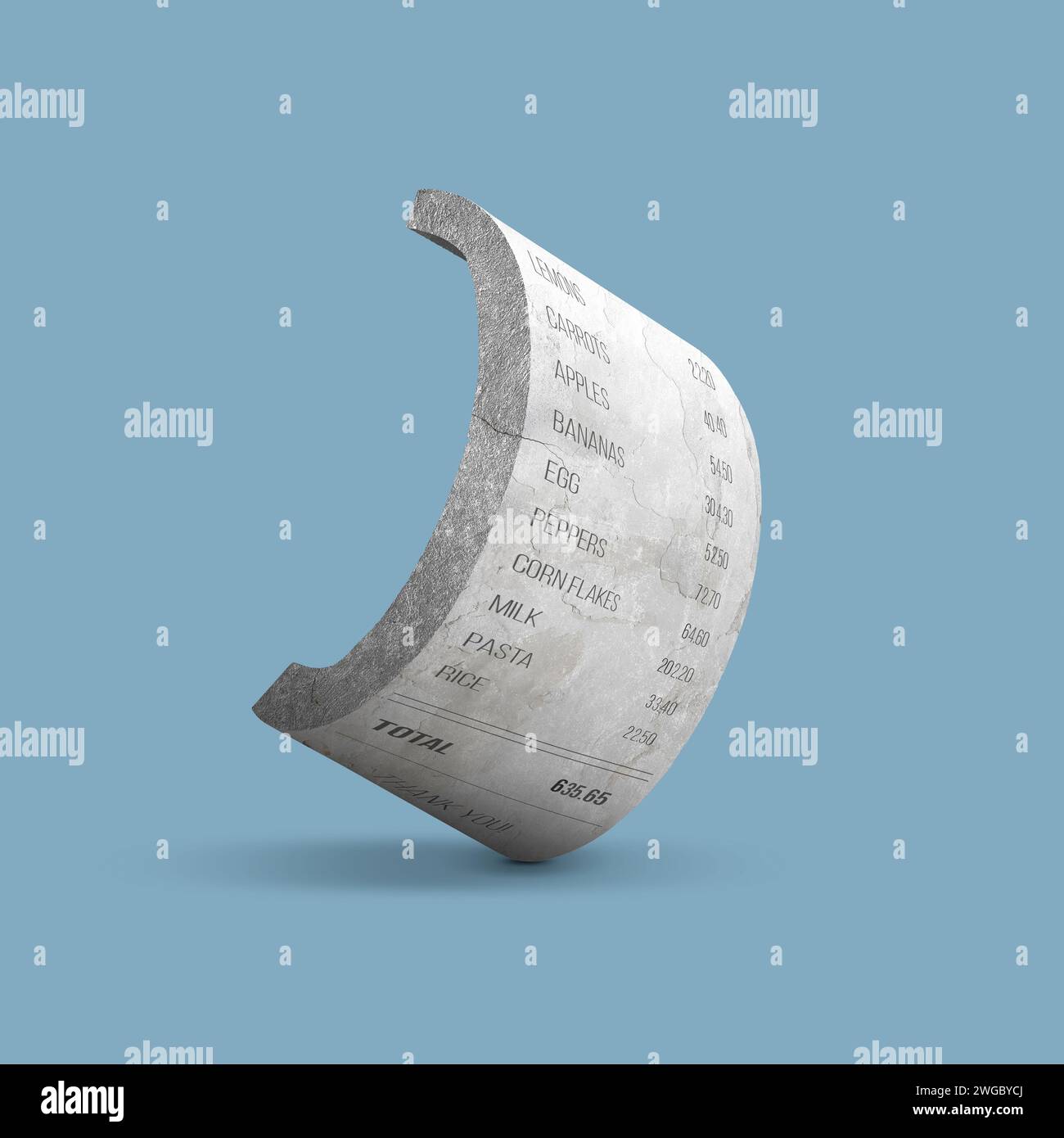 Inflation receipt hi-res stock photography and images - Alamy